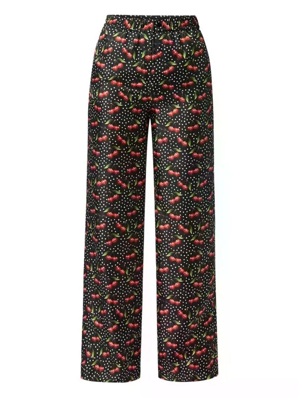 Philipp Plein Cherries Straight-leg Trousers