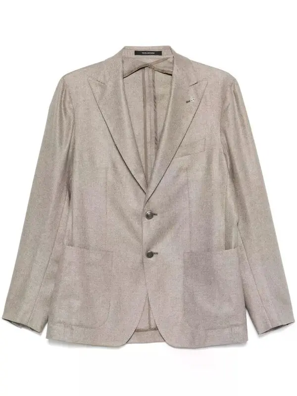 Tagliatore Single-breasted Blazer - Brown
