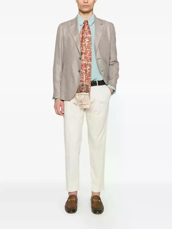 Tagliatore Single-breasted Blazer - Brown