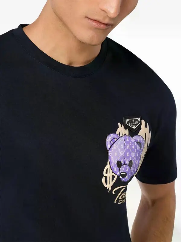 Philipp Plein Teddy T-shirt - Blue