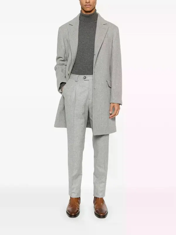 Brunello Cucinelli Herringbone-pattern Trousers