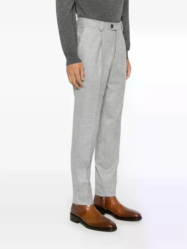 Brunello Cucinelli Herringbone-pattern Trousers