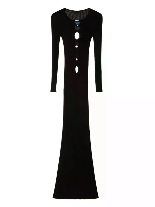 Off-White Cut-out Knitted Dress