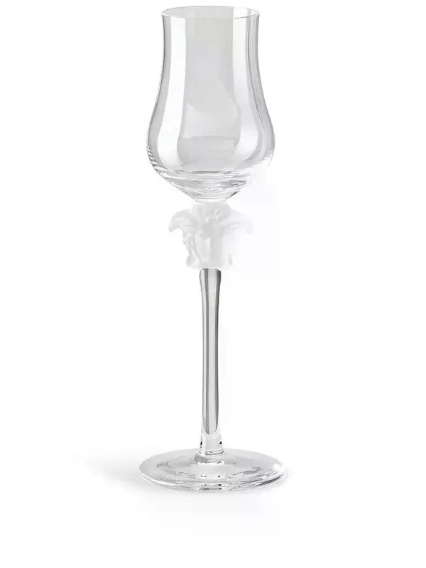 Versace Medusa Lumiere Grappa Glass - Neutrals