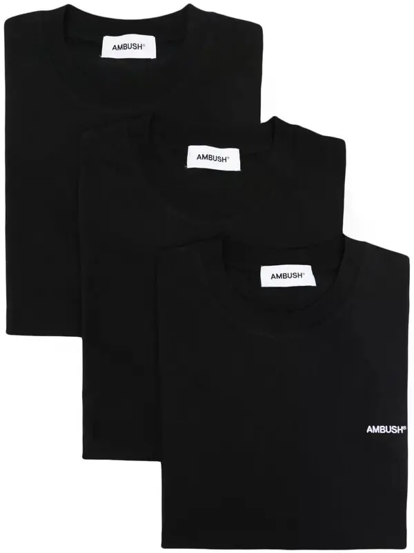 AMBUSH Logo-embroidered Crew-neck T-shirt