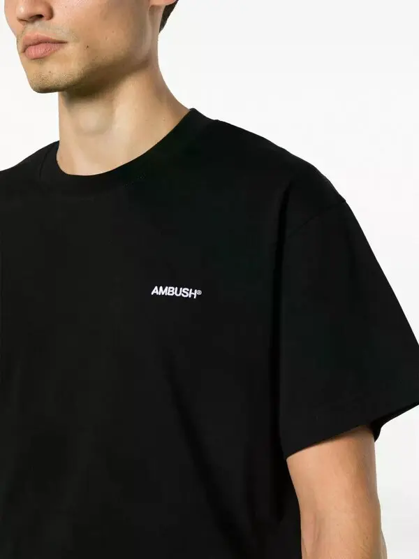 AMBUSH Logo-embroidered Crew-neck T-shirt