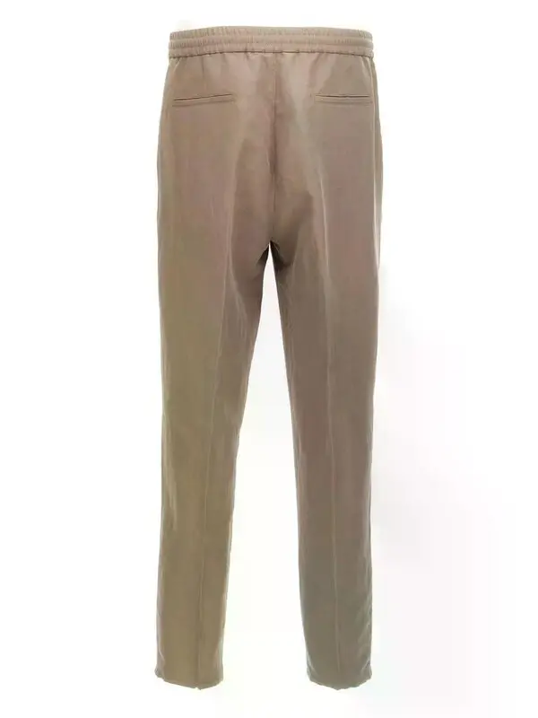 Brunello Cucinelli Linen Trousers - Brown