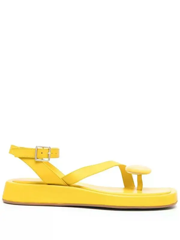 GIABORGHINI Leather Open-toe Sandals