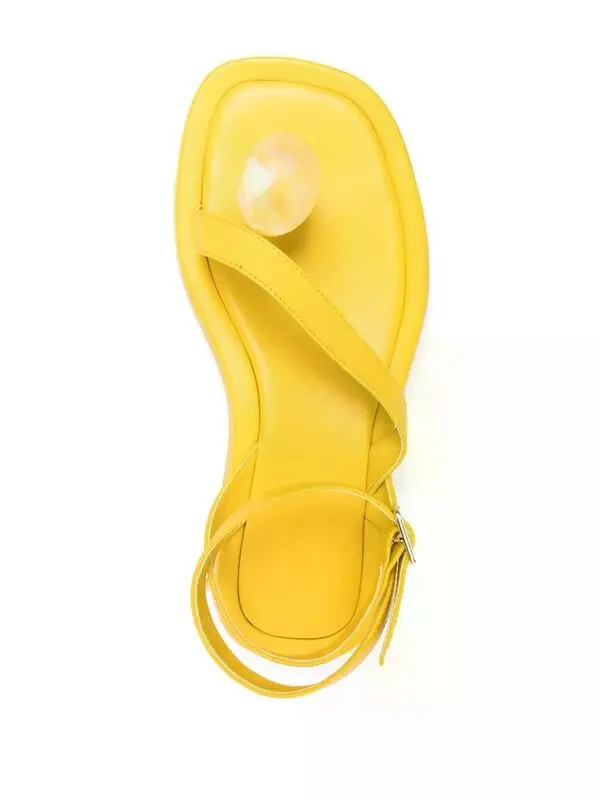 GIABORGHINI Leather Open-toe Sandals