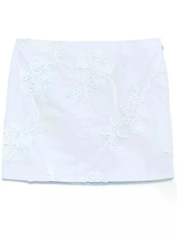 ROTATE BY BIRGER CHRISTENSEN Cotton Mini Skirt