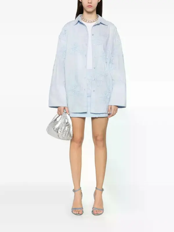 ROTATE BY BIRGER CHRISTENSEN Cotton Mini Skirt