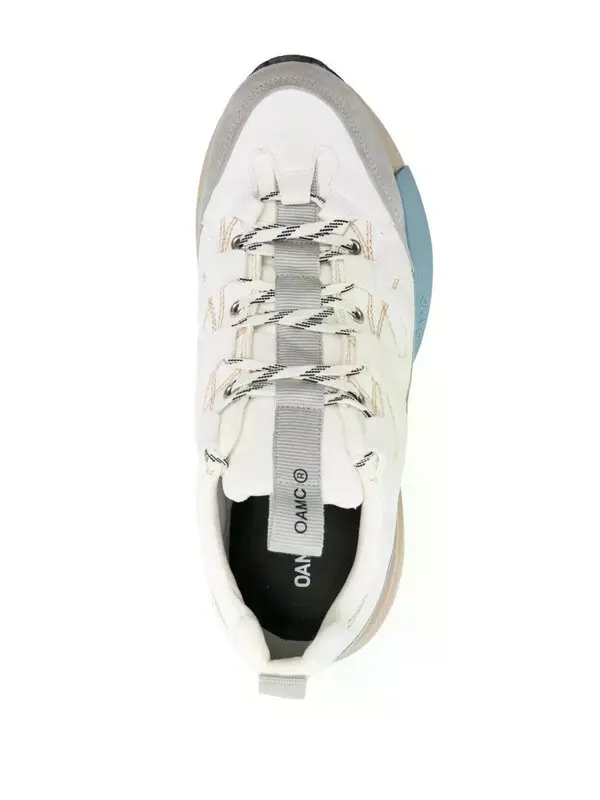 OAMC Low-top Colour-block Sneakers - White