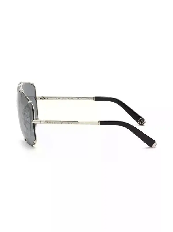 Philipp Plein Studded Pilot-frame Sunglasses