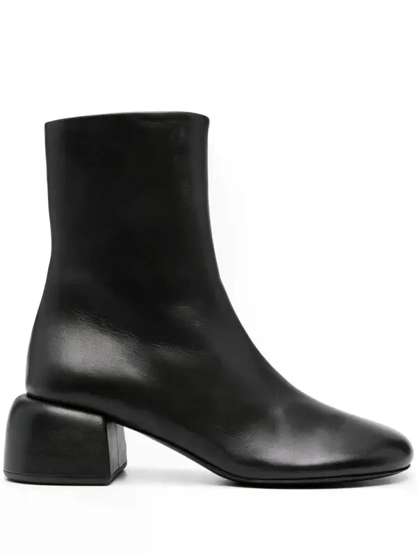 Marsèll 50mm Basata Leather Ankle Boots - Black