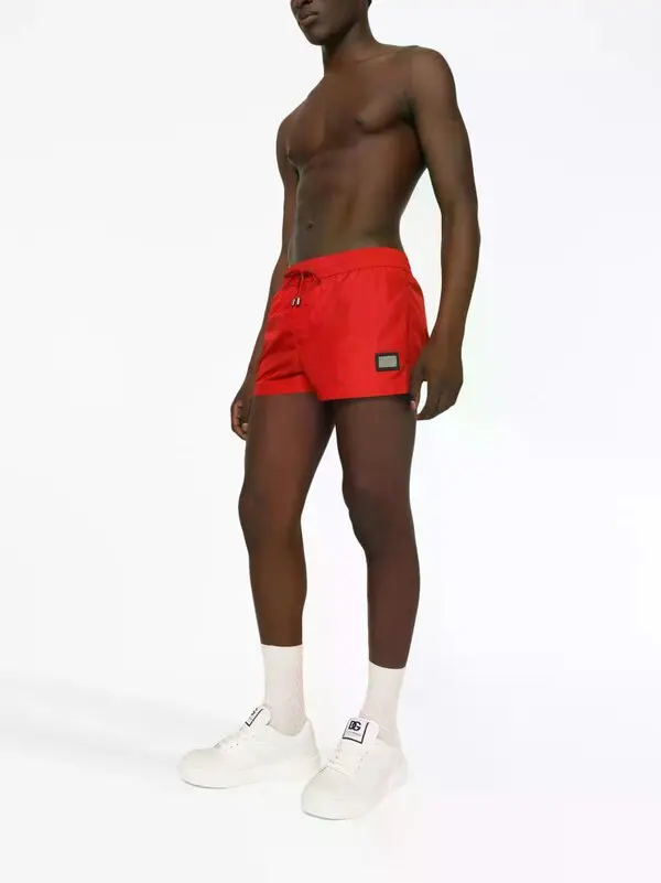 Dolce & Gabbana Logo-plaque Swim Shorts
