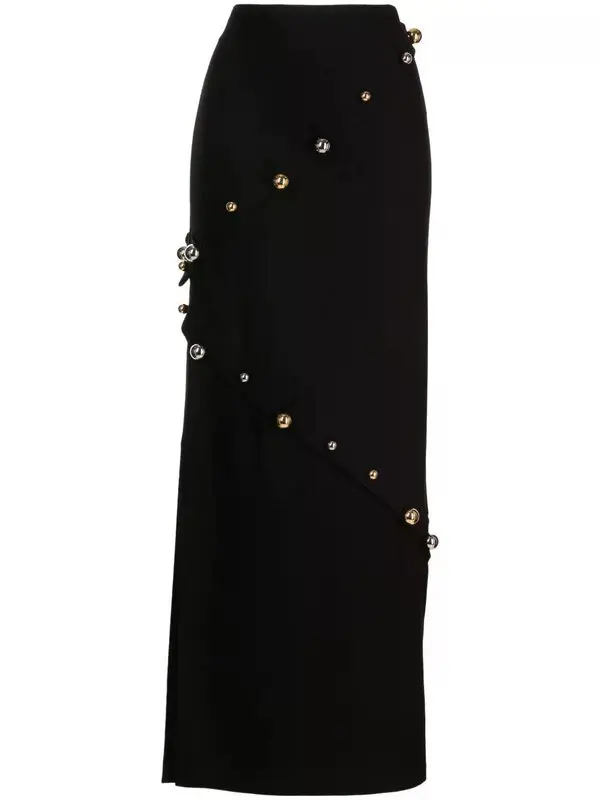 A.W.A.K.E. Mode Buttoned Pencil Skirt