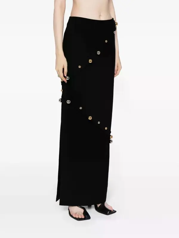A.W.A.K.E. Mode Buttoned Pencil Skirt