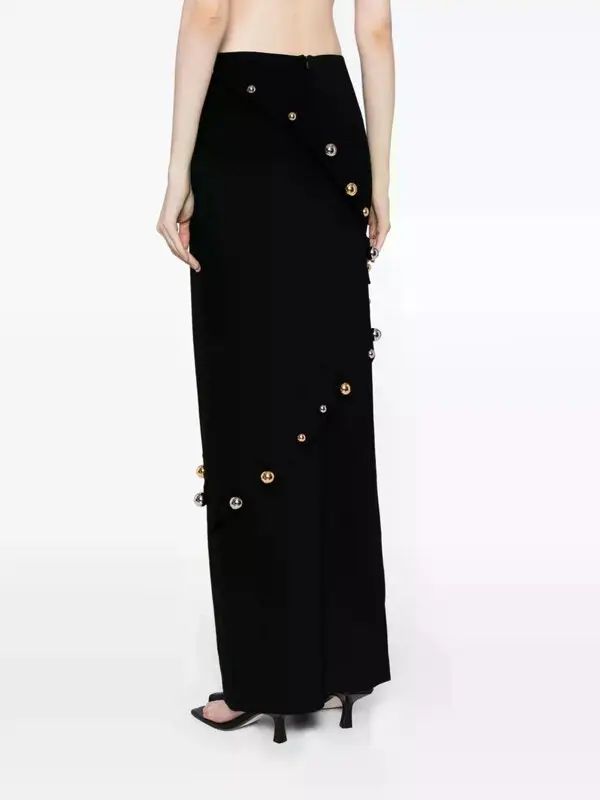 A.W.A.K.E. Mode Buttoned Pencil Skirt