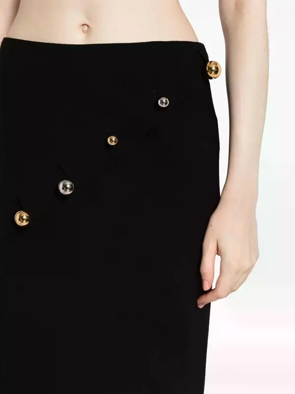 A.W.A.K.E. Mode Buttoned Pencil Skirt