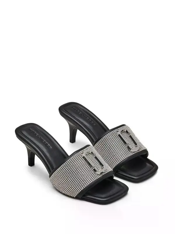 Marc Jacobs The Rhinestone J Marc 65mm Sandals