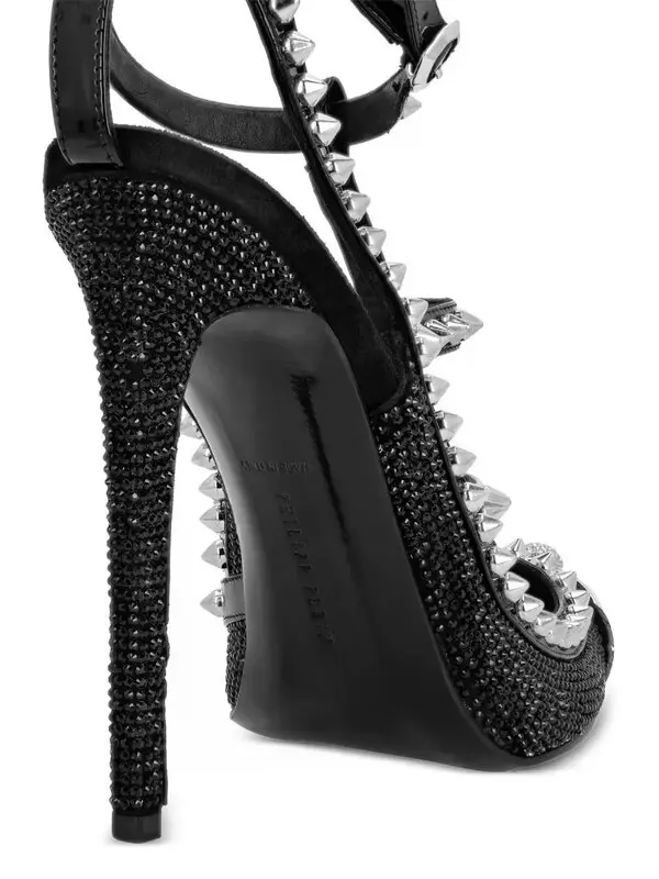 Philipp Plein Embellished Skull Pumps