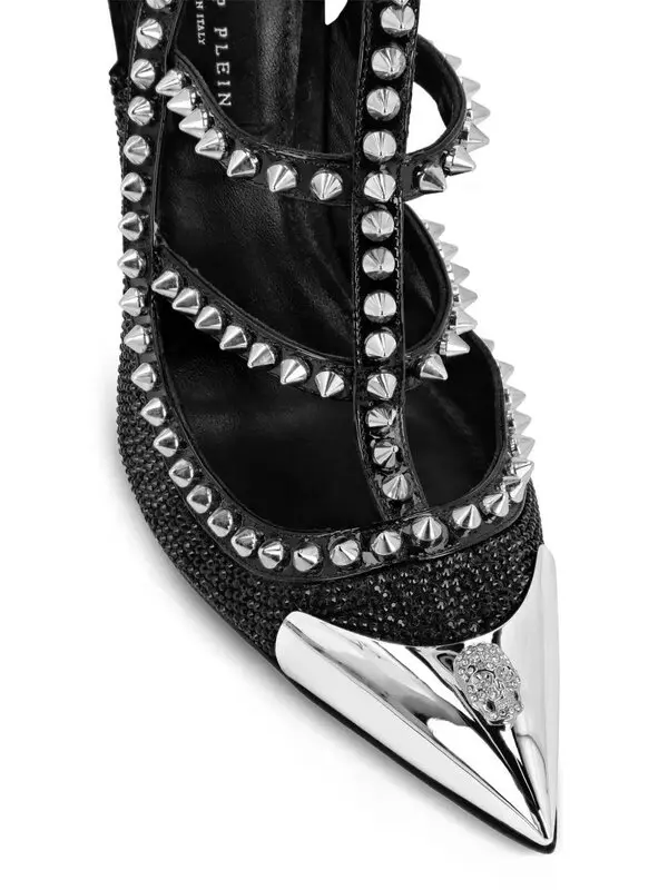 Philipp Plein Embellished Skull Pumps