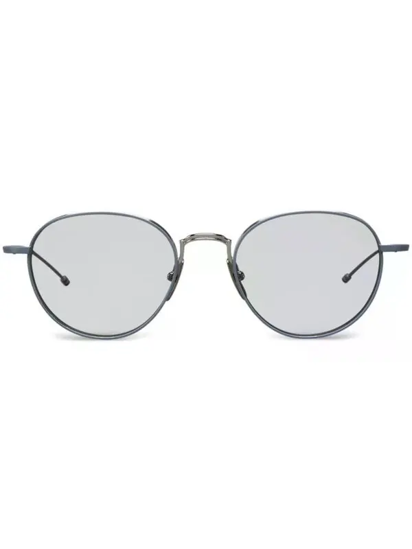 Thom Browne Round-frame Sunglasses - Silver