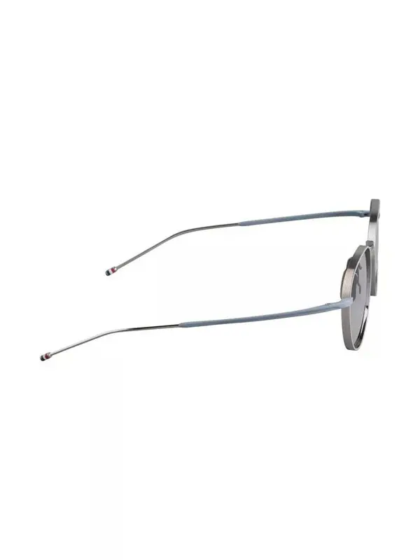 Thom Browne Round-frame Sunglasses - Silver
