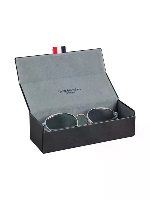 Thom Browne Round-frame Sunglasses - Silver