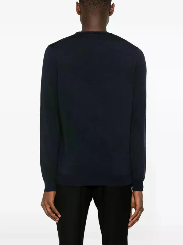 ZANONE Fine-knit Virgin Wool-blend Sweater - Blue