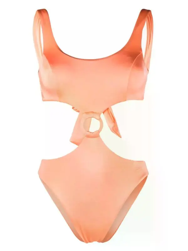 NOIRE SWIMWEAR Cut-out Detailing Swimsuit - Orange