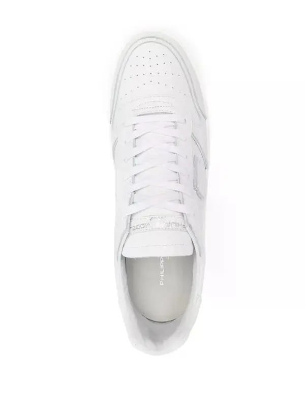 Philippe Model Leather Sneakers - White
