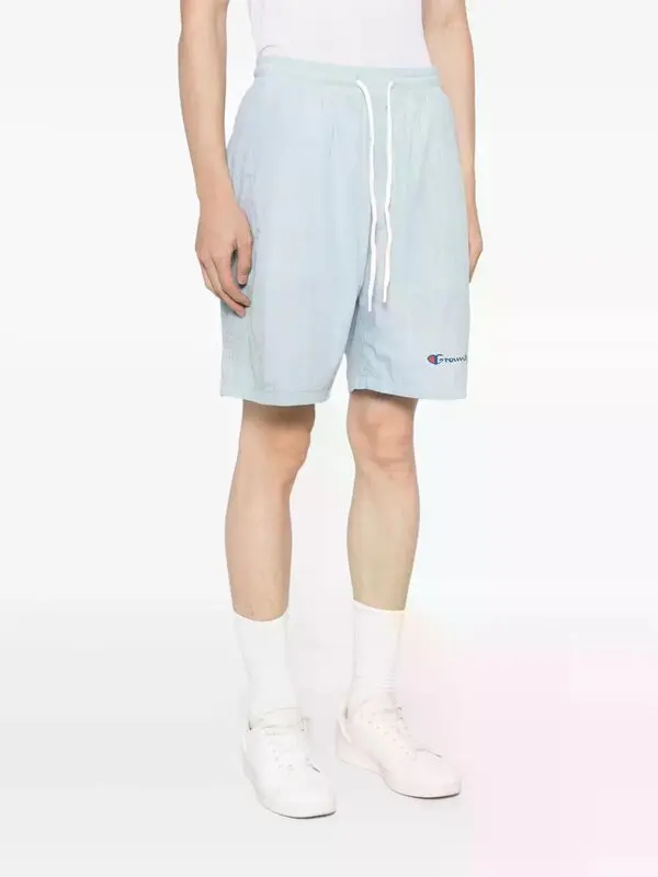 GROUND ZERO Logo-print Knee-length Shorts