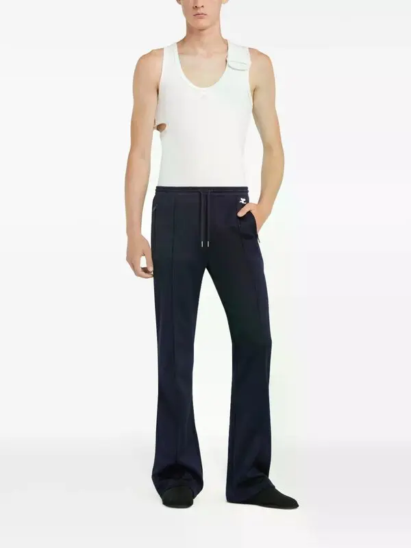 COURREGES Interlock Track Pants - Blue