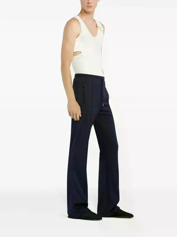 COURREGES Interlock Track Pants - Blue