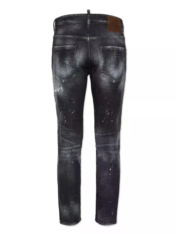Dsquared2 Distressed Skinny Jeans - Black