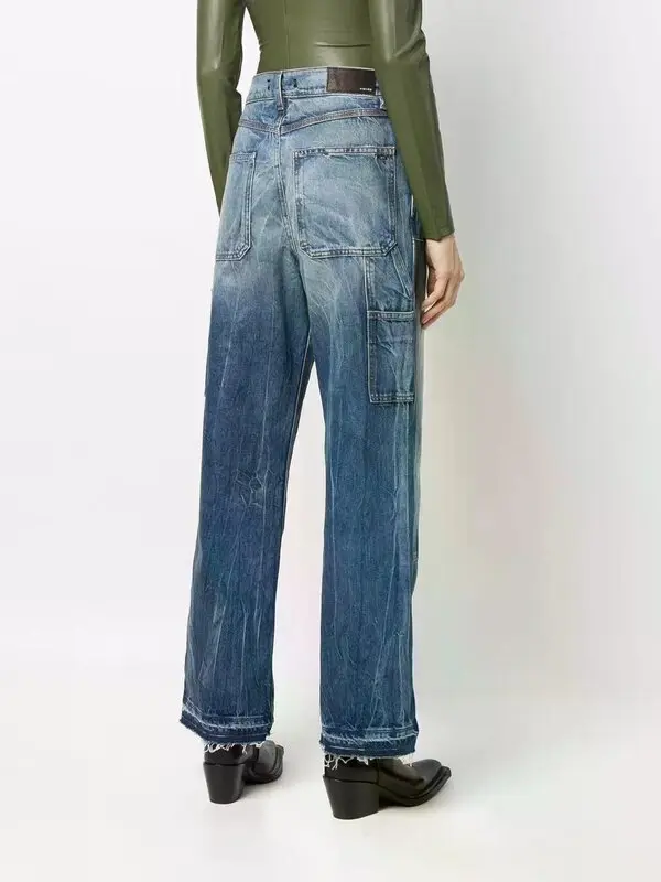 Amiri Bleached-wash Jeans