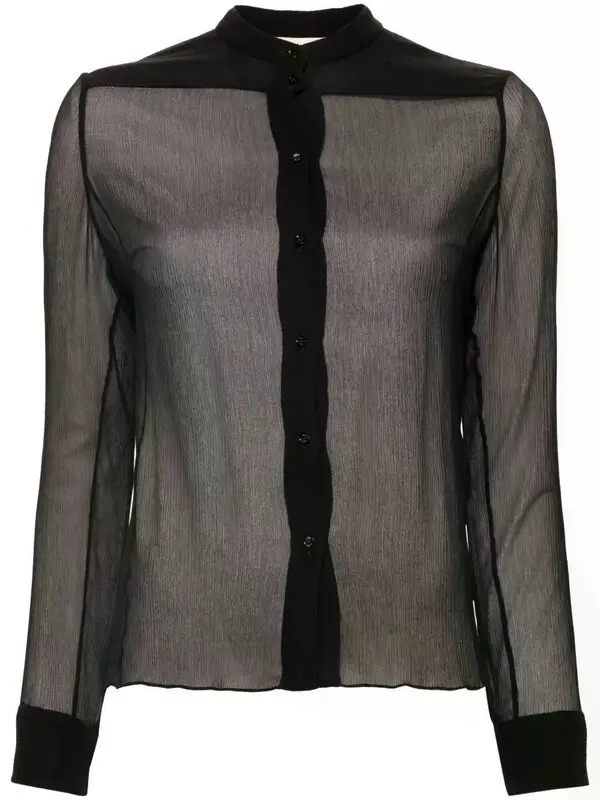 Chloé Chiffon-crepe Silk Shirt
