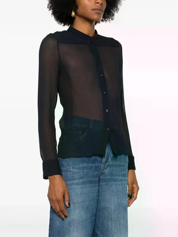 Chloé Chiffon-crepe Silk Shirt