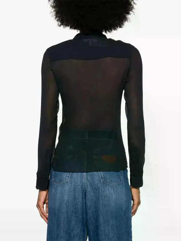 Chloé Chiffon-crepe Silk Shirt