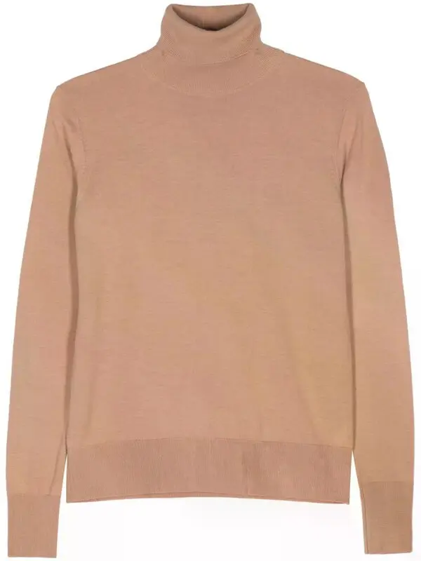 FORTE_FORTE Roll-neck Virgin-wool Jumper - Neutrals