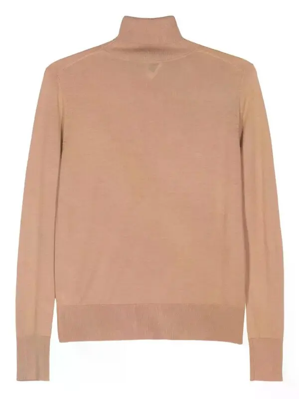 FORTE_FORTE Roll-neck Virgin-wool Jumper - Neutrals
