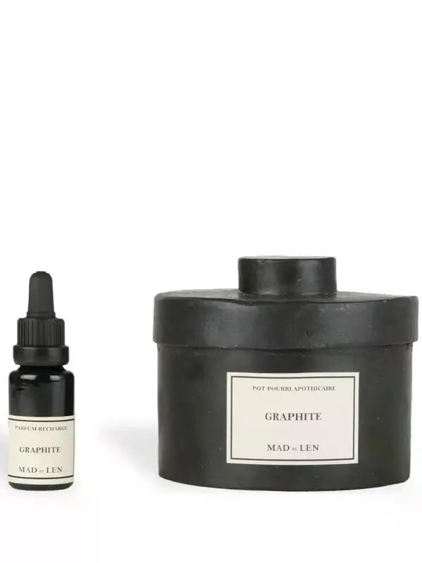 MAD ET LEN D'apothicaire Graphite Pot Pourri - Black