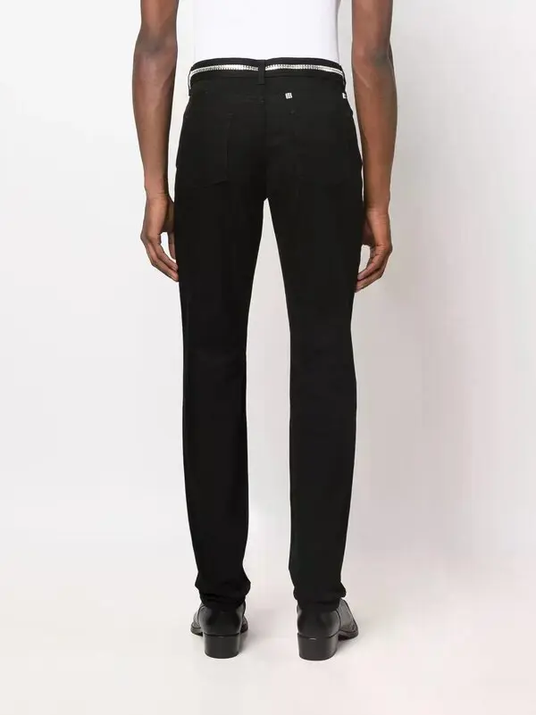Givenchy 4g Chain-embellished Skinny Jeans