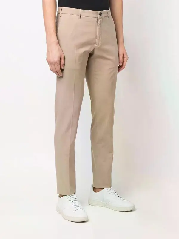 Incotex Straight-leg Cotton Trousers - Neutrals