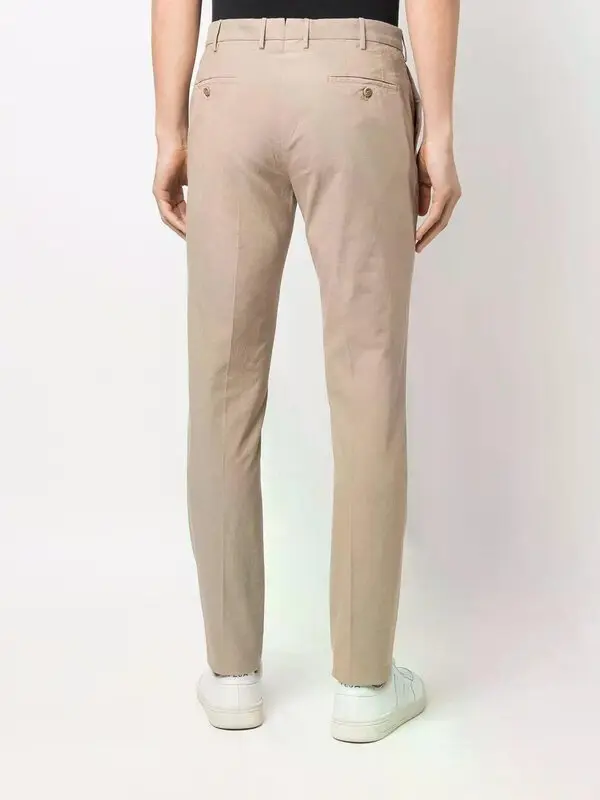 Incotex Straight-leg Cotton Trousers - Neutrals