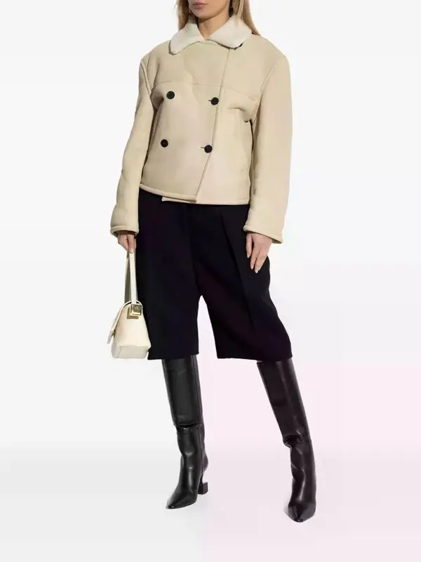 Jacquemus Double-breasted Shearling Jacket