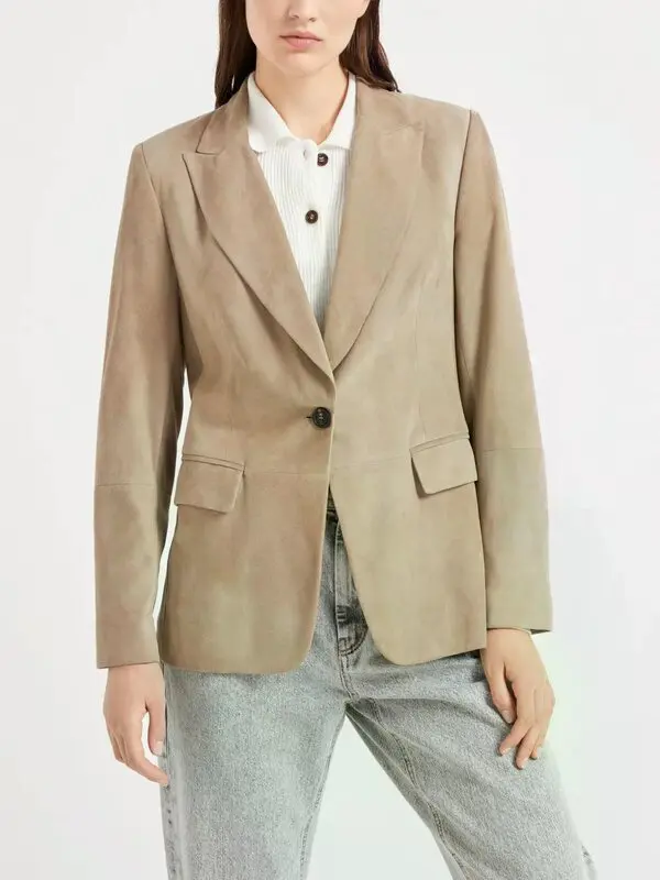Brunello Cucinelli Suede Blazer