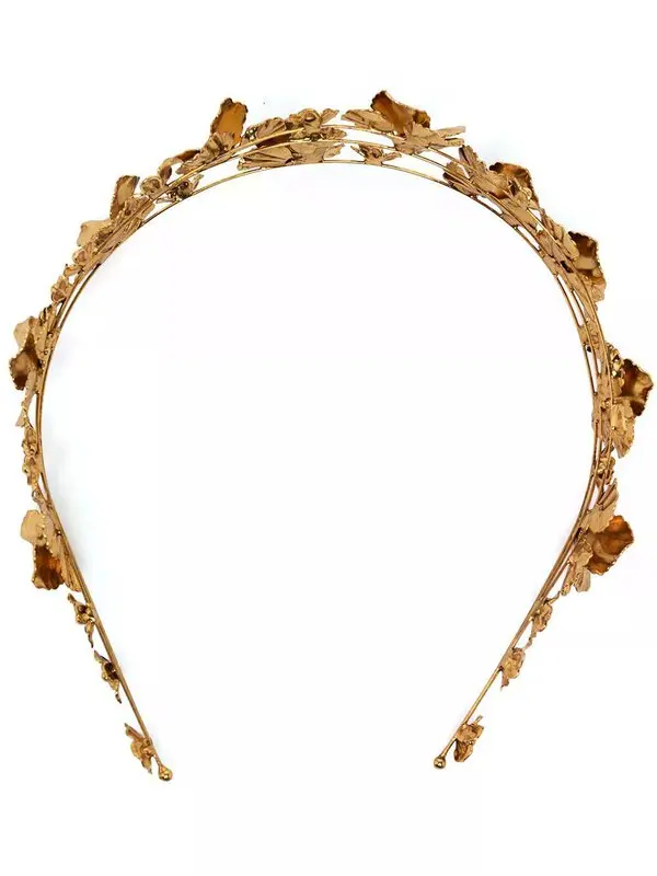 JENNIFER BEHR Sariyah Floral Headband - Gold