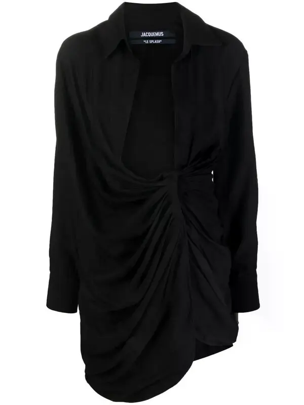 Jacquemus Long-sleeved Mini Shirt Dress
